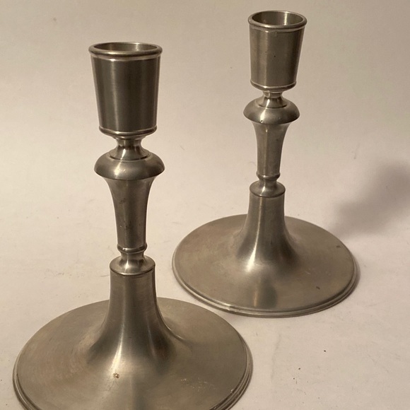 selangor | Accents | 2 Royal Selangor Pewter 97 Candle Stick Taper ...